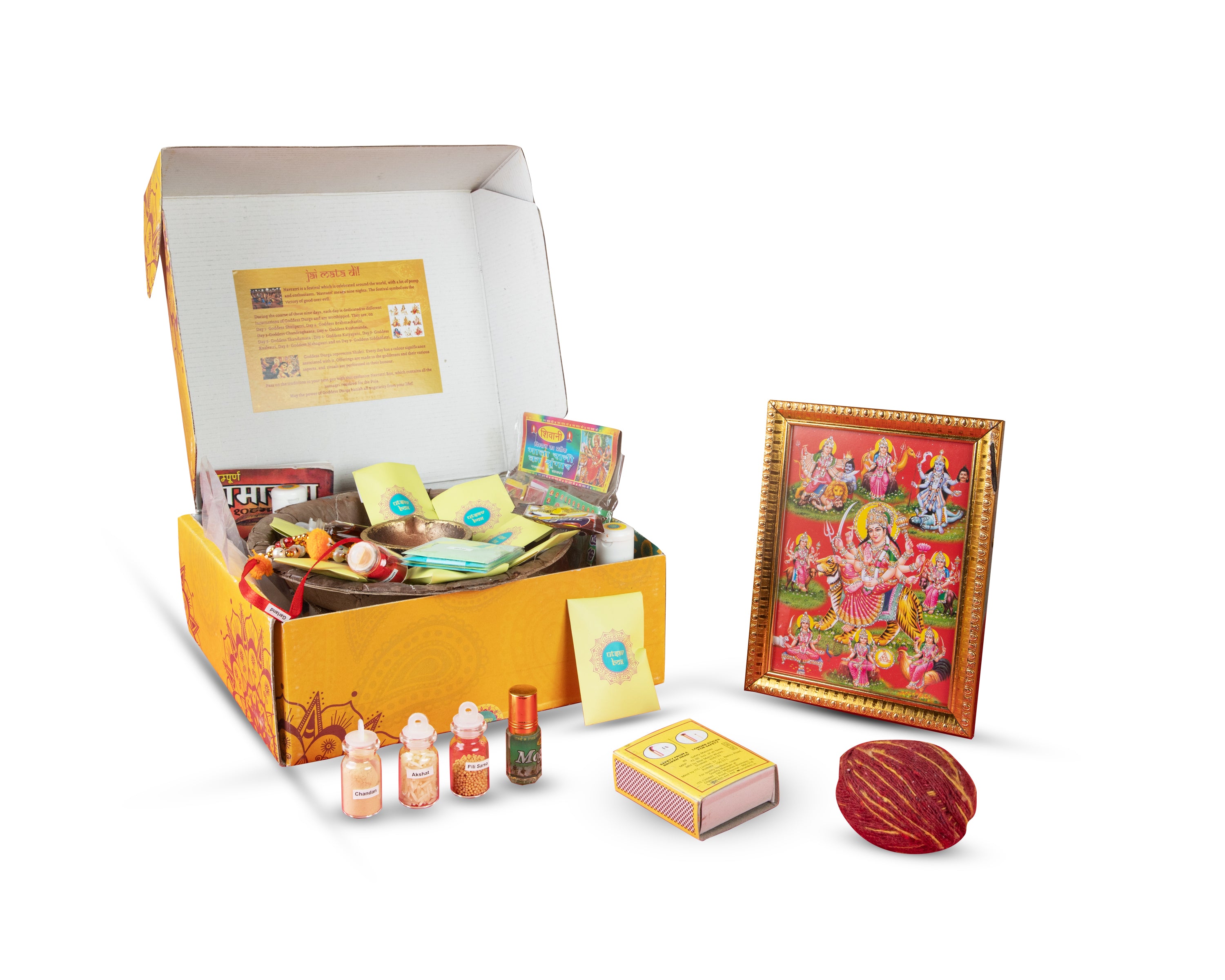 9-Day Navratri Pooja Box – UTSAVBOX